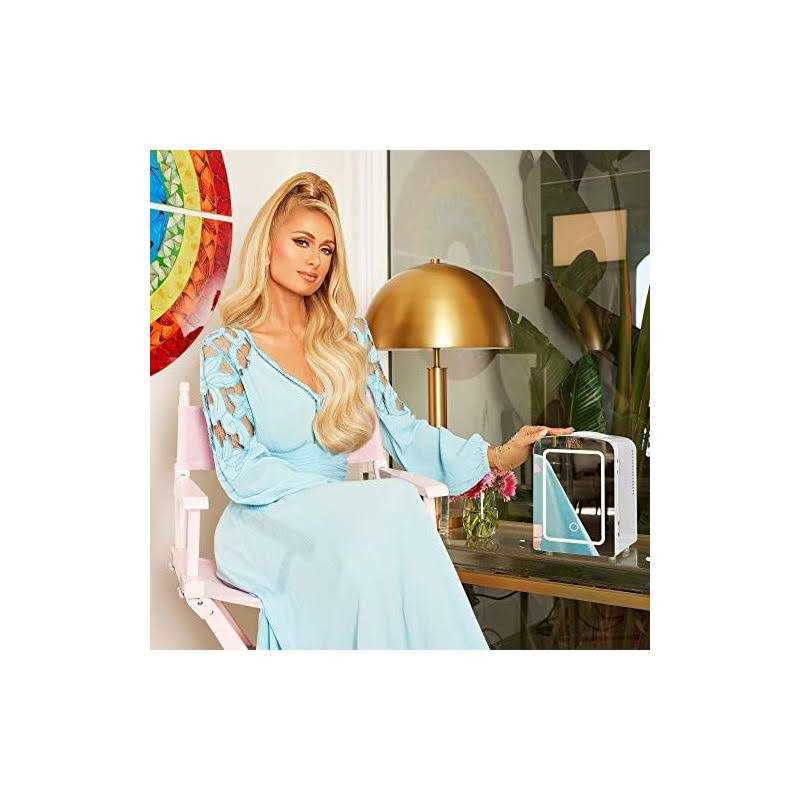 Paris Hilton Mini Refrigerator and Personal Beauty Fridge, Mirrored ...