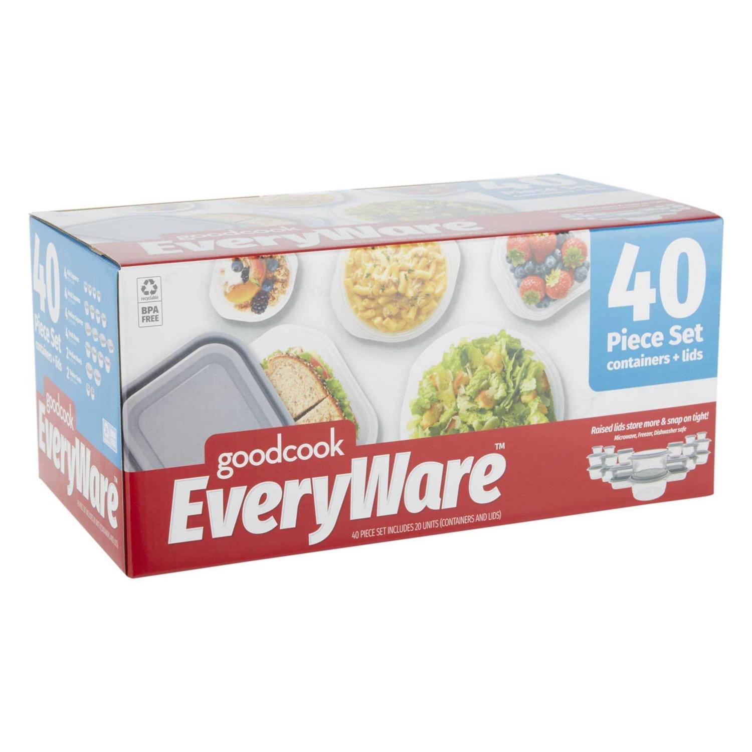 Goodcook EveryWare Containers + Lids Set - Home & Office Supplies on sale