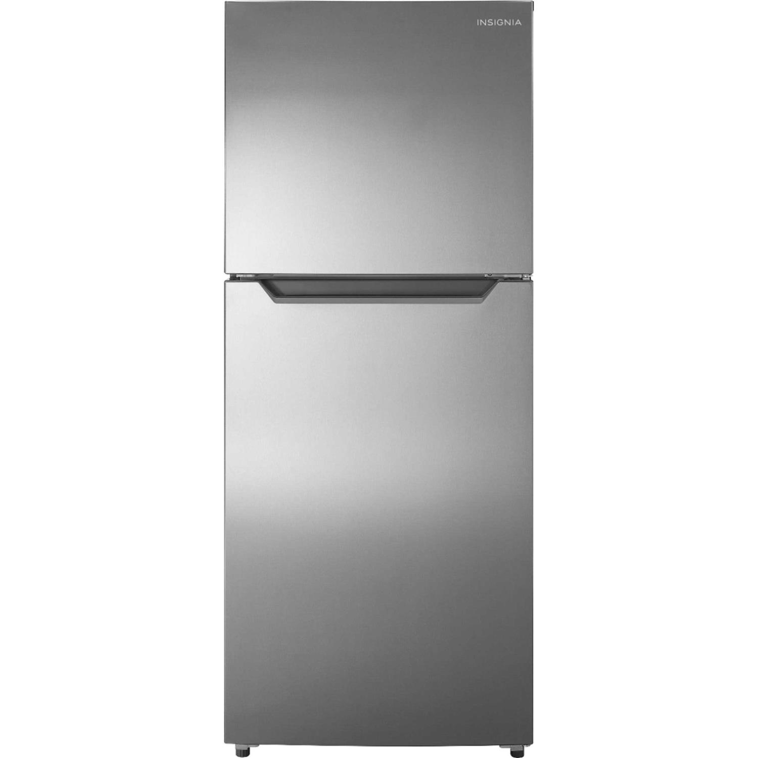 Insignia 10 Cu. Ft. Top-Freezer Refrigerator with Reversible Door ...