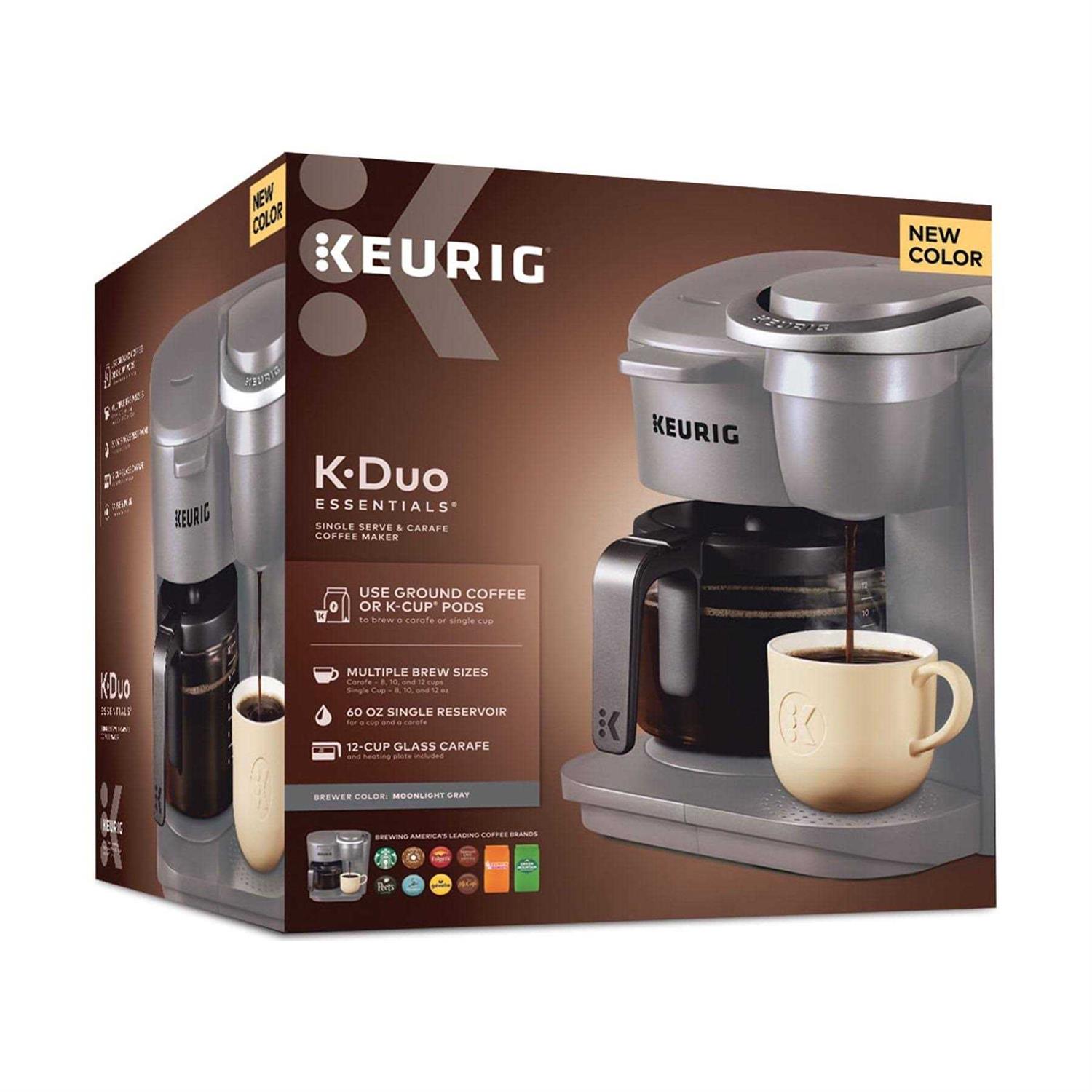 Keurig K-Duo Essentials Single Serve K-Cup Pod & Carafe Coffee Maker ...