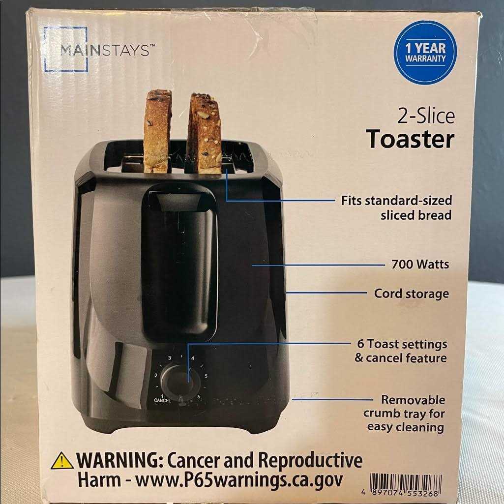 Mainstays 2-Slice Toaster Crumb Tray - Home & Office Supplies on sale