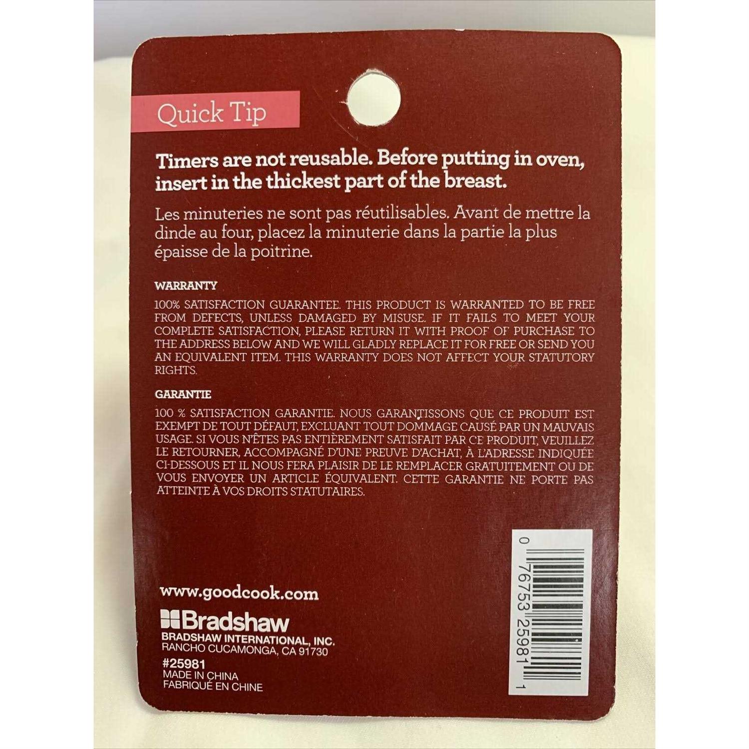 GoodCook Pop Up Turkey Timers - Home & Office Supplies on sale