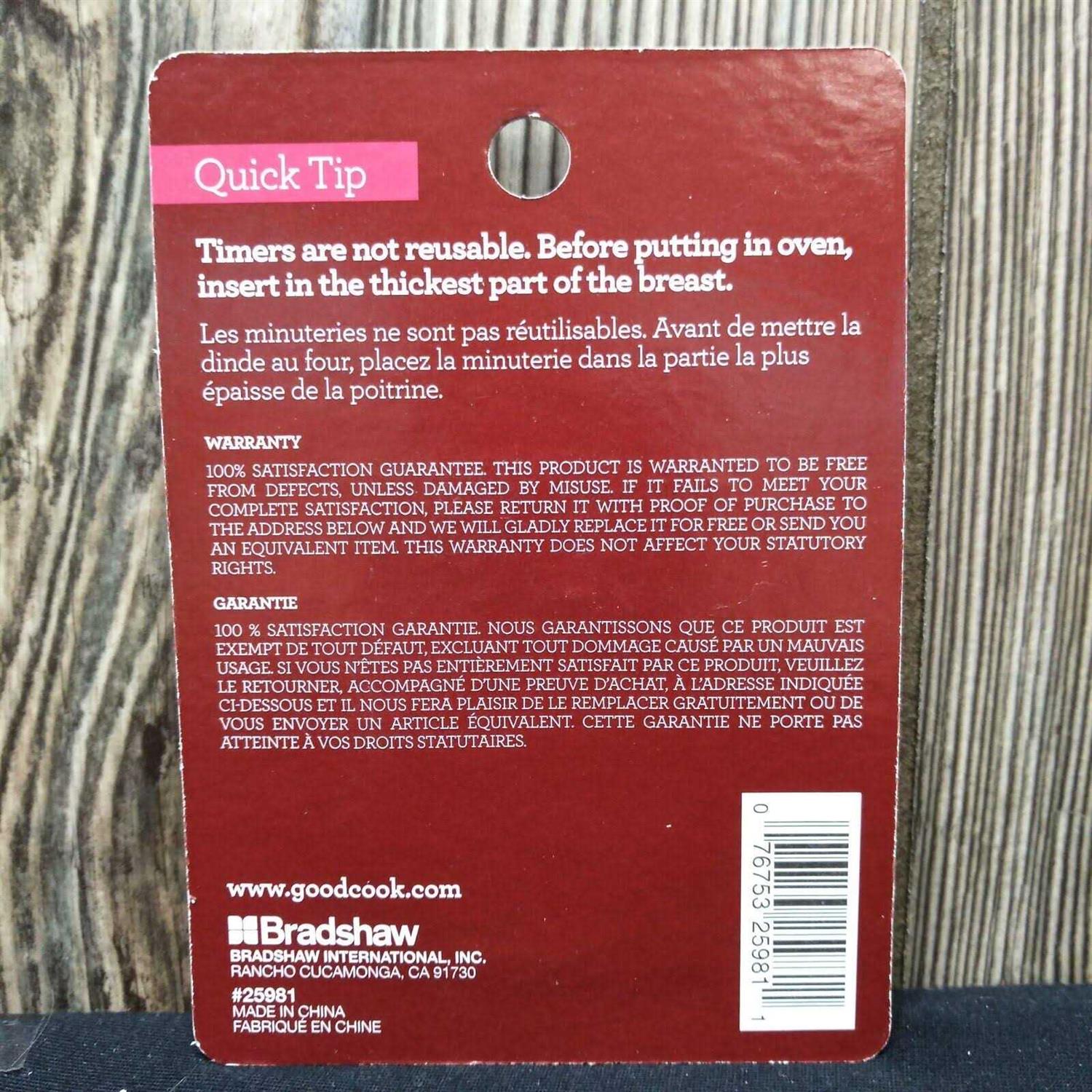GoodCook Pop Up Turkey Timers - Home & Office Supplies on sale
