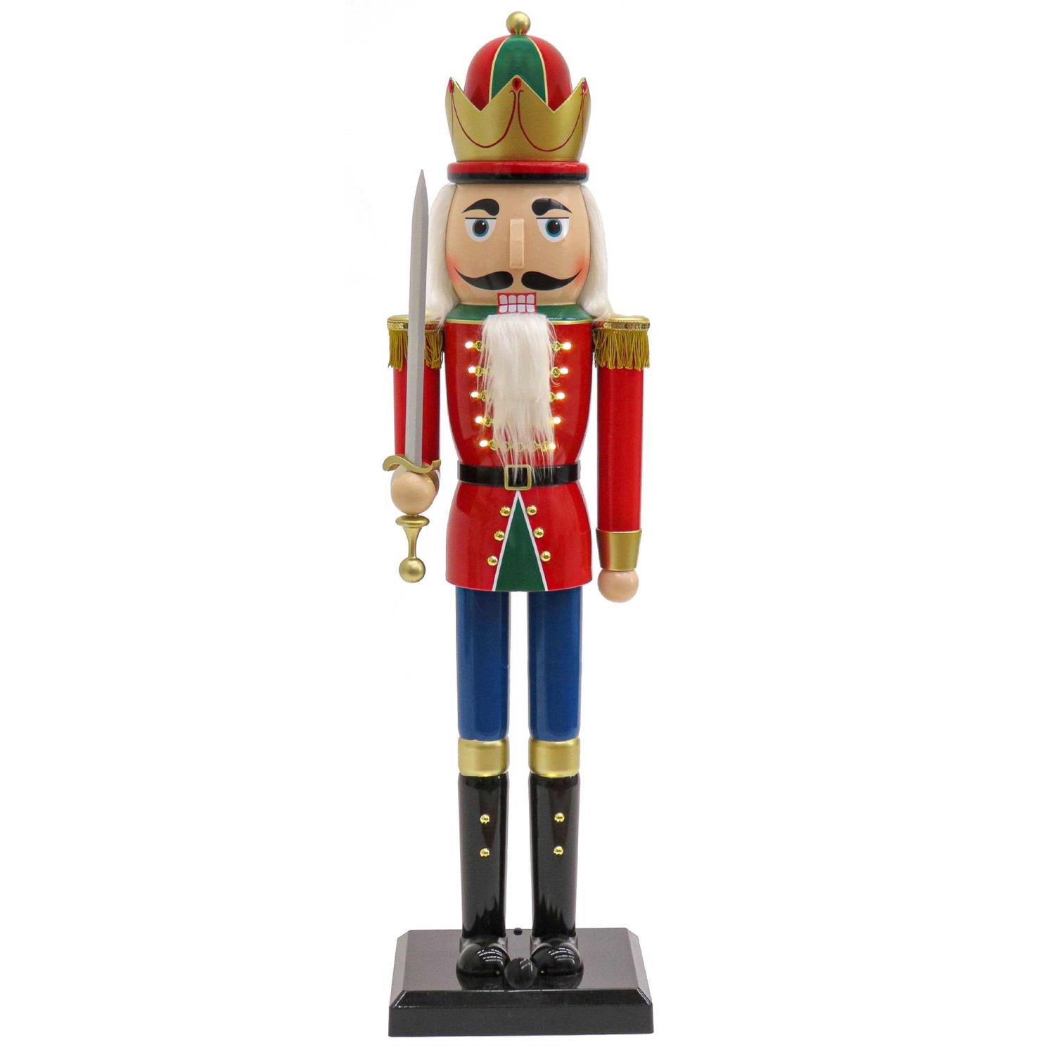 National Tree 42 Pre-Lit Nutcracker - Home & Office Supplies on sale