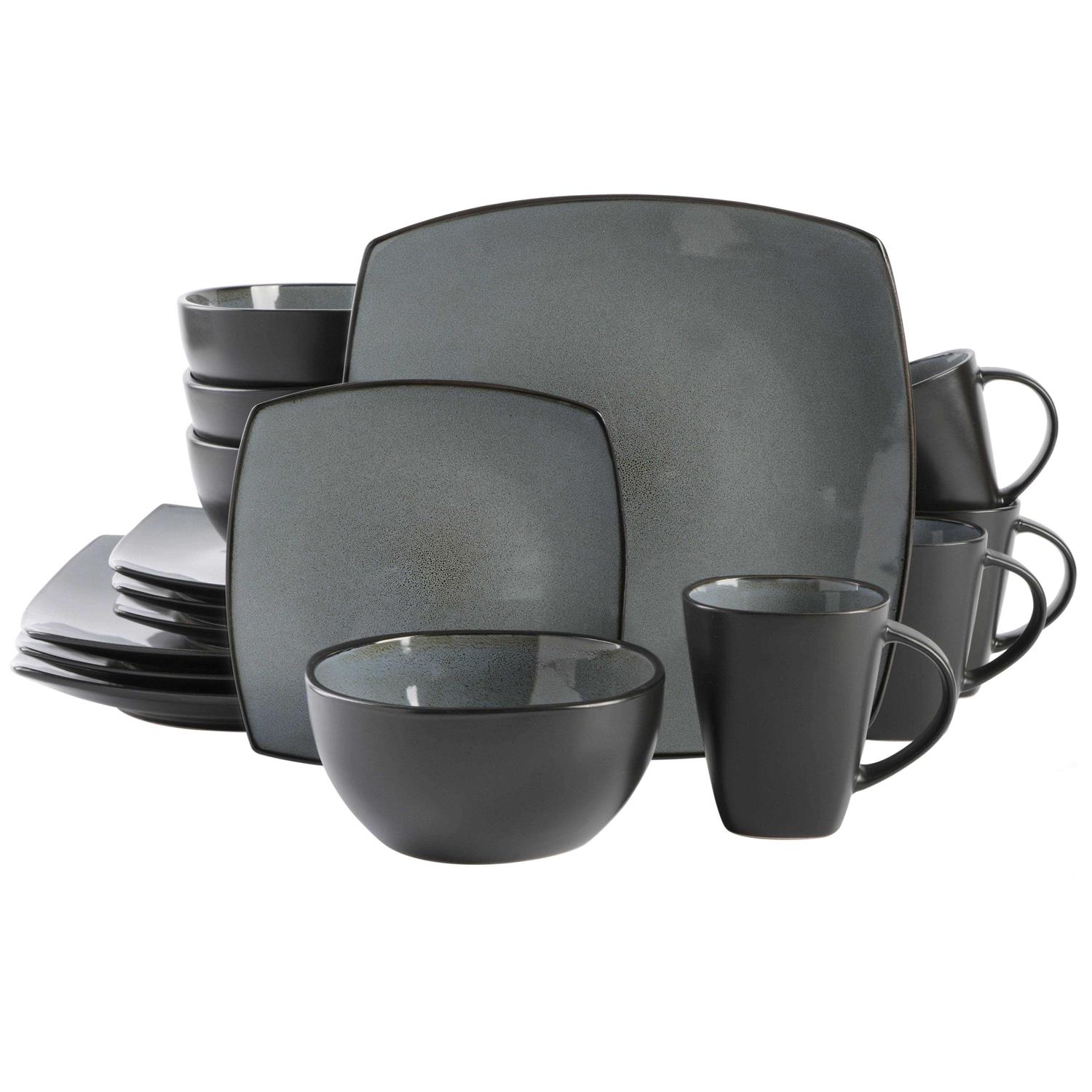 Gibson 16-Piece Soho Lounge Dinnerware Set - Home & Office Supplies on sale