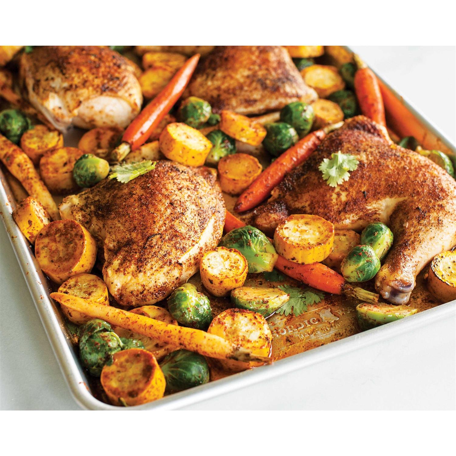 Nordic Ware Natural Aluminum Commercial Baker's Half Sheet and Sheet ...