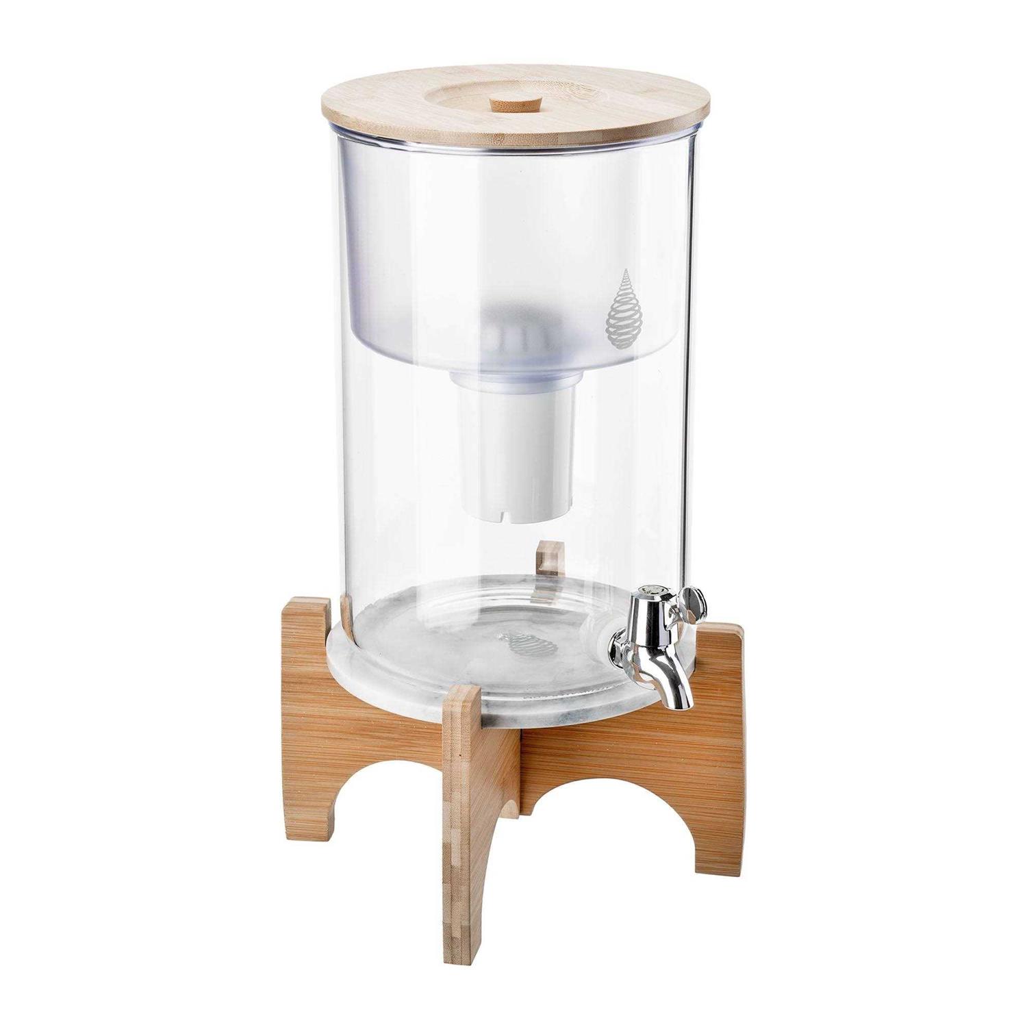 Invigorated Water Countertop Alkaline Water Filter pH Recharge Glass ...