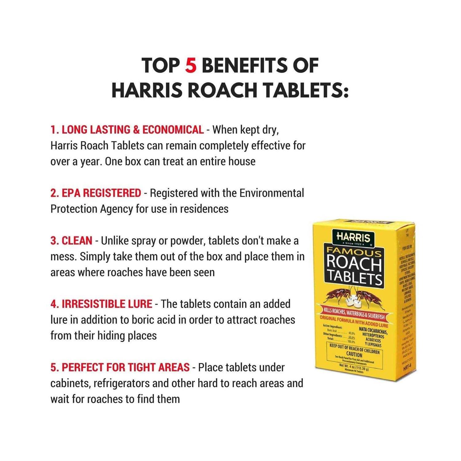 Harris Roach Tablets - Home & Office Supplies on sale