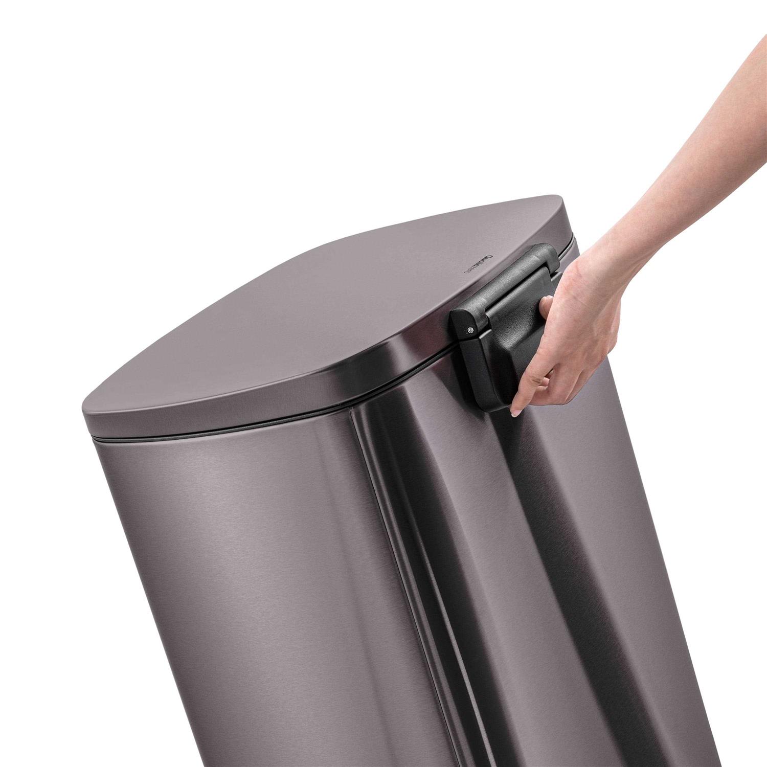 Qualiazero 13.2 Rectangular Step Trash Can Trash - Home & Office ...