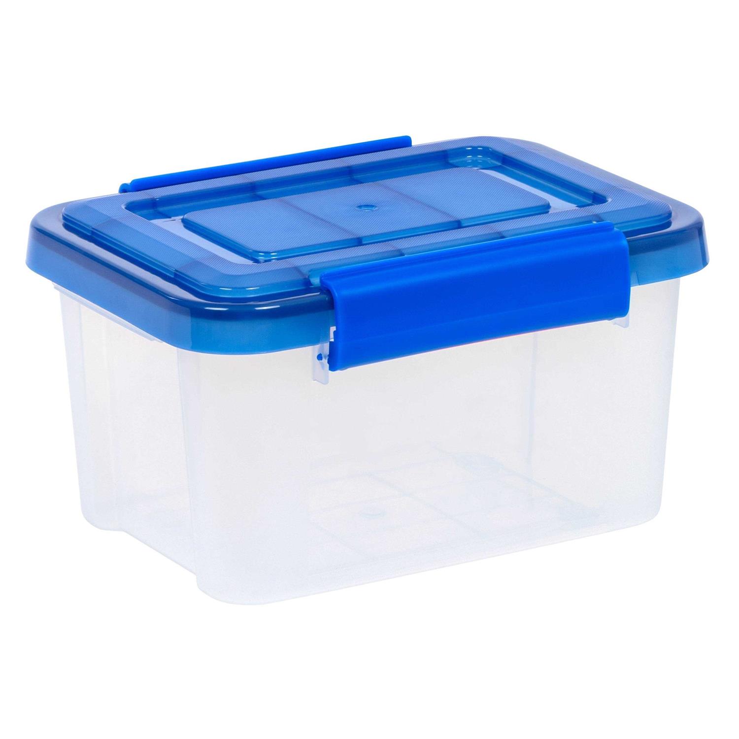 IRIS WeatherPro Plastic Storage Bin with Lid - Home & Office Supplies ...