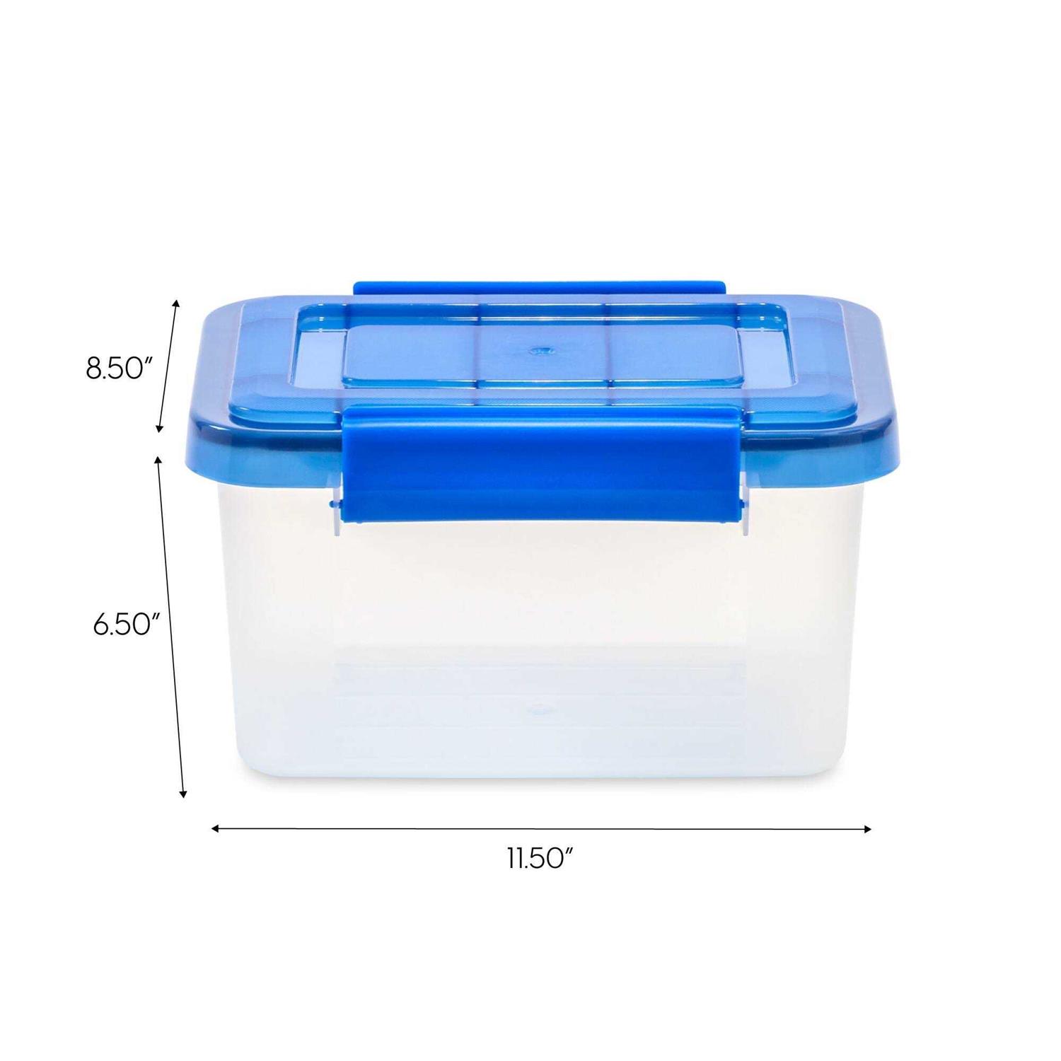 IRIS WeatherPro Plastic Storage Bin with Lid - Home & Office Supplies ...