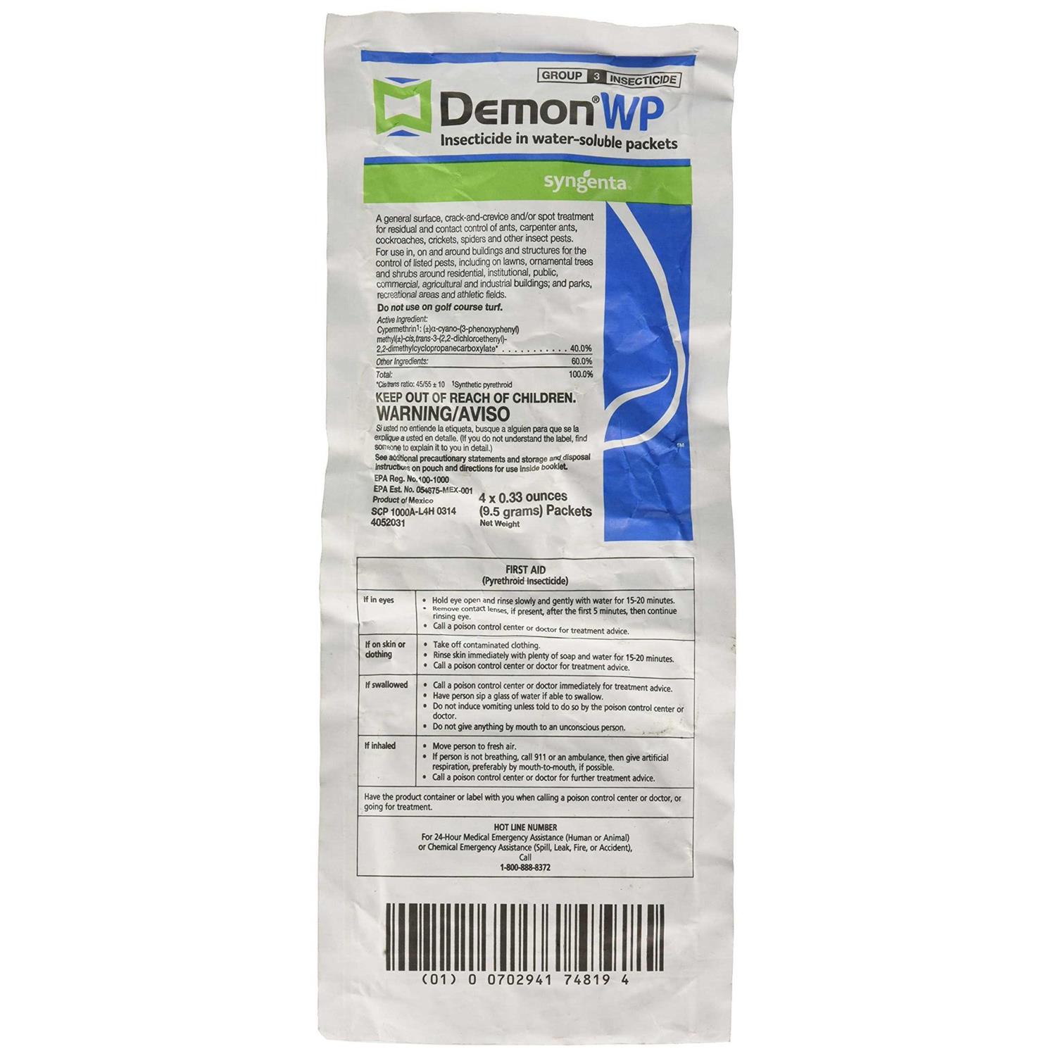 Demon WP Insecticide - Home & Office Supplies on sale