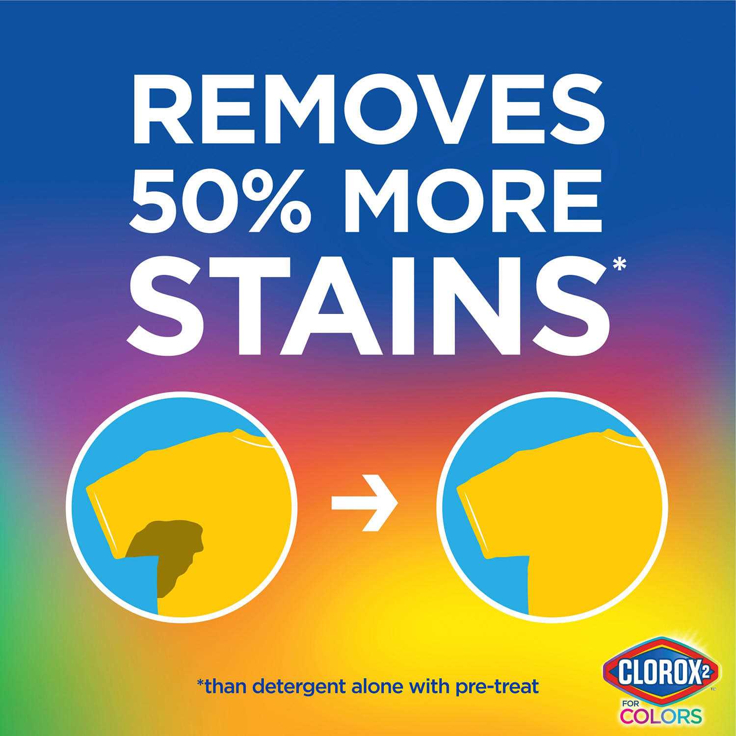 Clorox 2 for Colors Max Performance Stain Remover Color Brightener ...