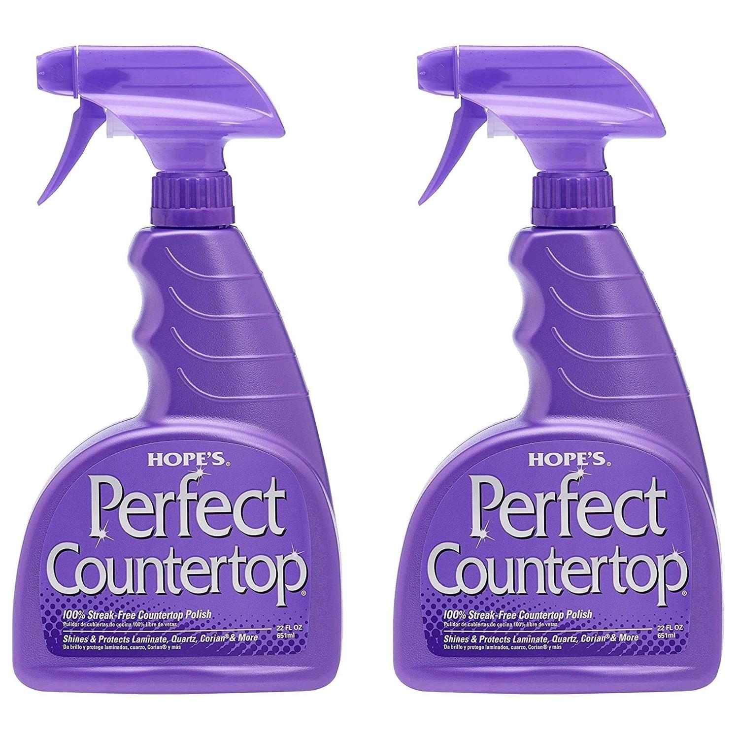 Hope's Perfect Countertop Cleaner and Polish 22-Ounce Streak-Free Multi ...