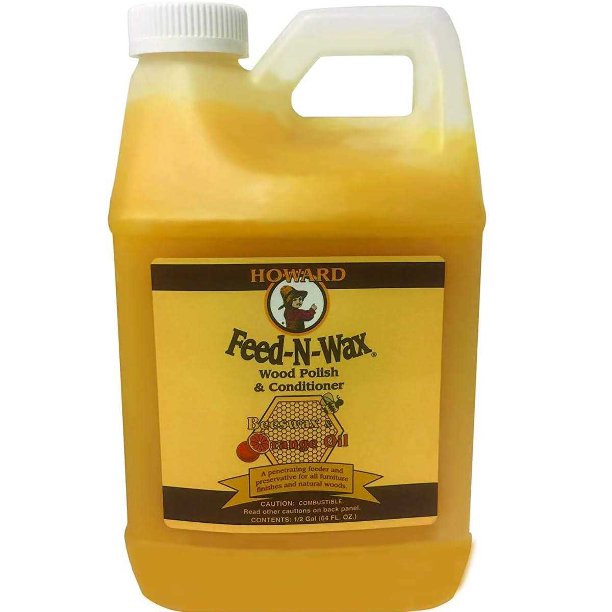 Howard Feed-N-Wax Wood Polish and Conditioner - Home & Office Supplies ...
