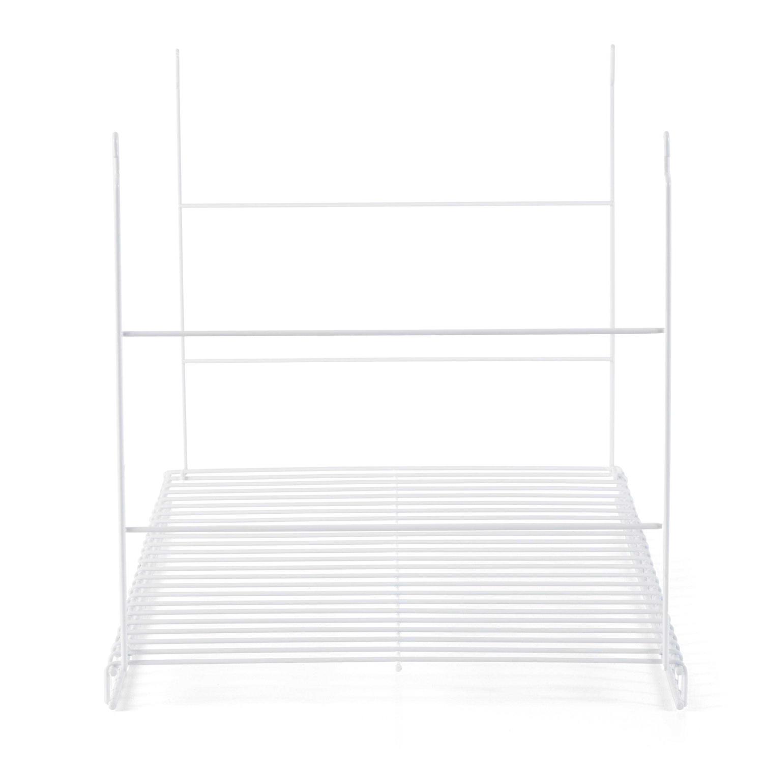 Rubbermaid Universal Closet Steel Wire Added Storage Hanging Shelf ...