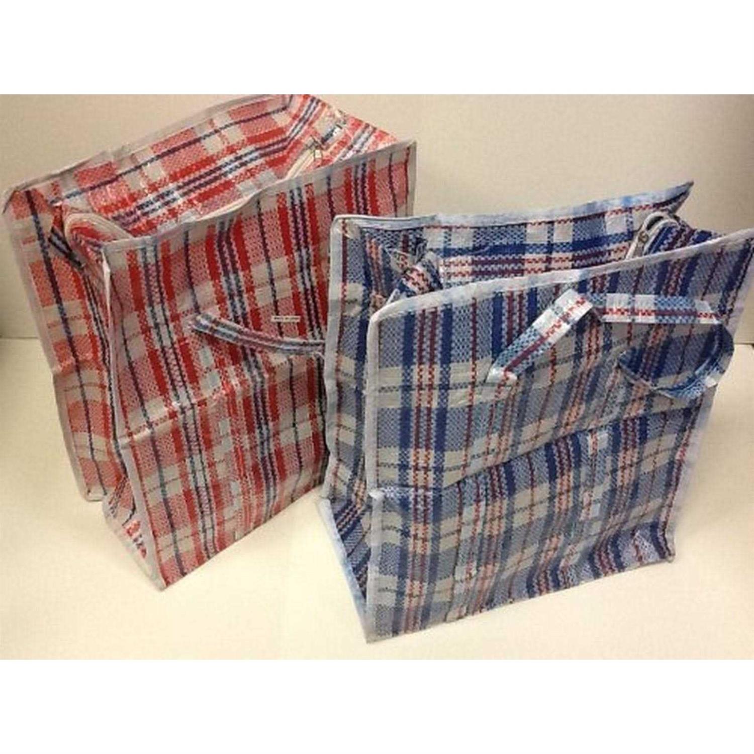 Oskal Extra Large Laundry Bag with Zipper 4Pcs Large Plastic Bags with ...