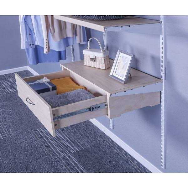 Everbilt Genevieve Adjustable Closet Organizer Drawer Kit - Home ...