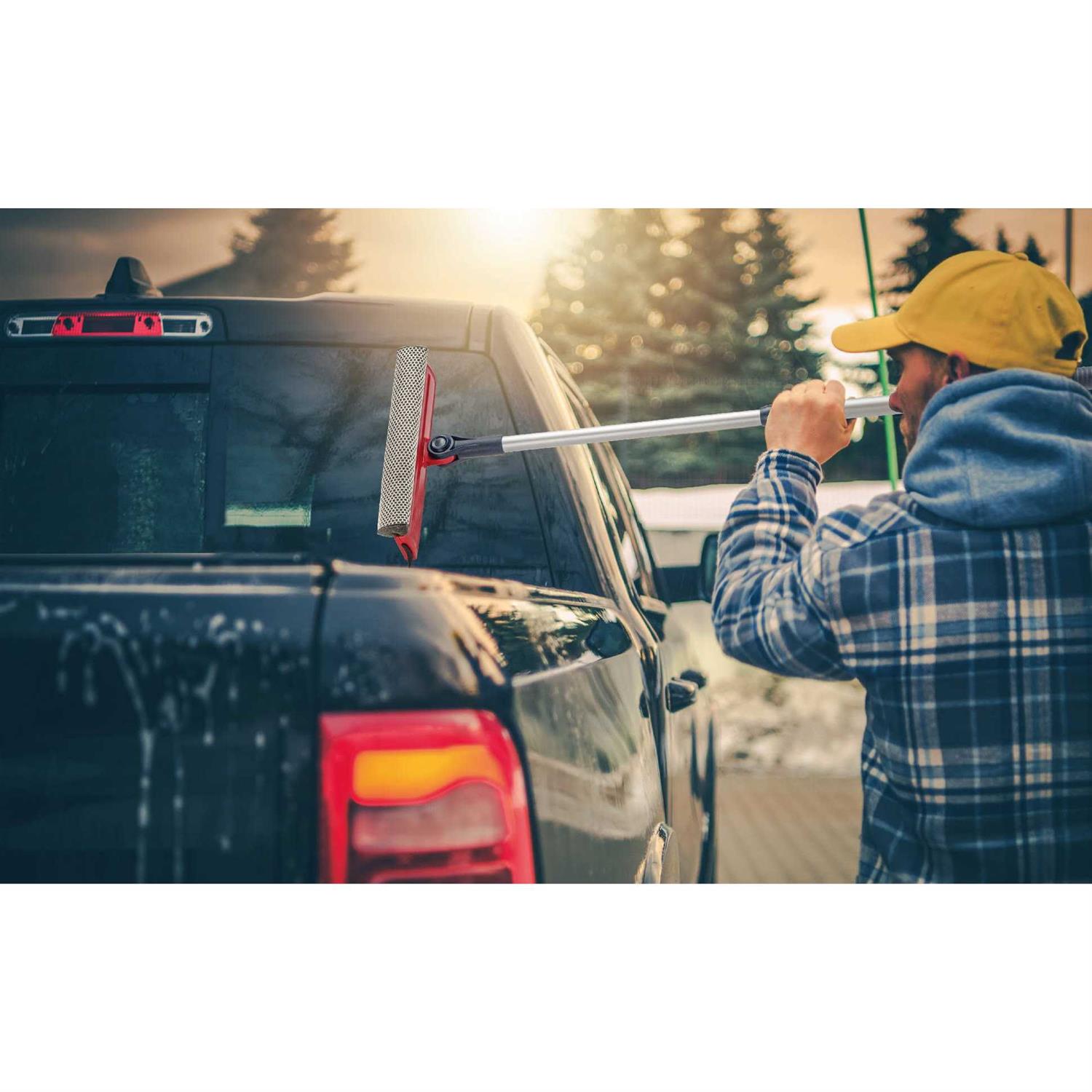 Dsv Standard Professional Window Squeegee 2-in-1 Window Cleaner Sponge ...