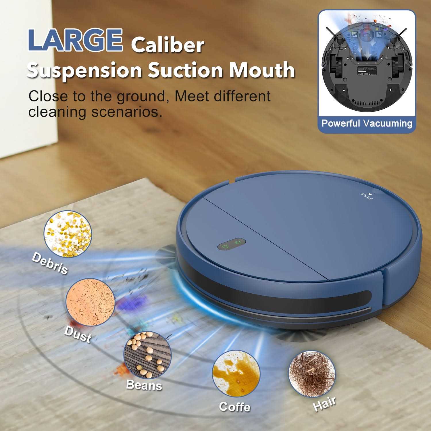 Onson Robot Vacuum Cleaner, Robot Vacuum and Mop Combo with Wifi ...