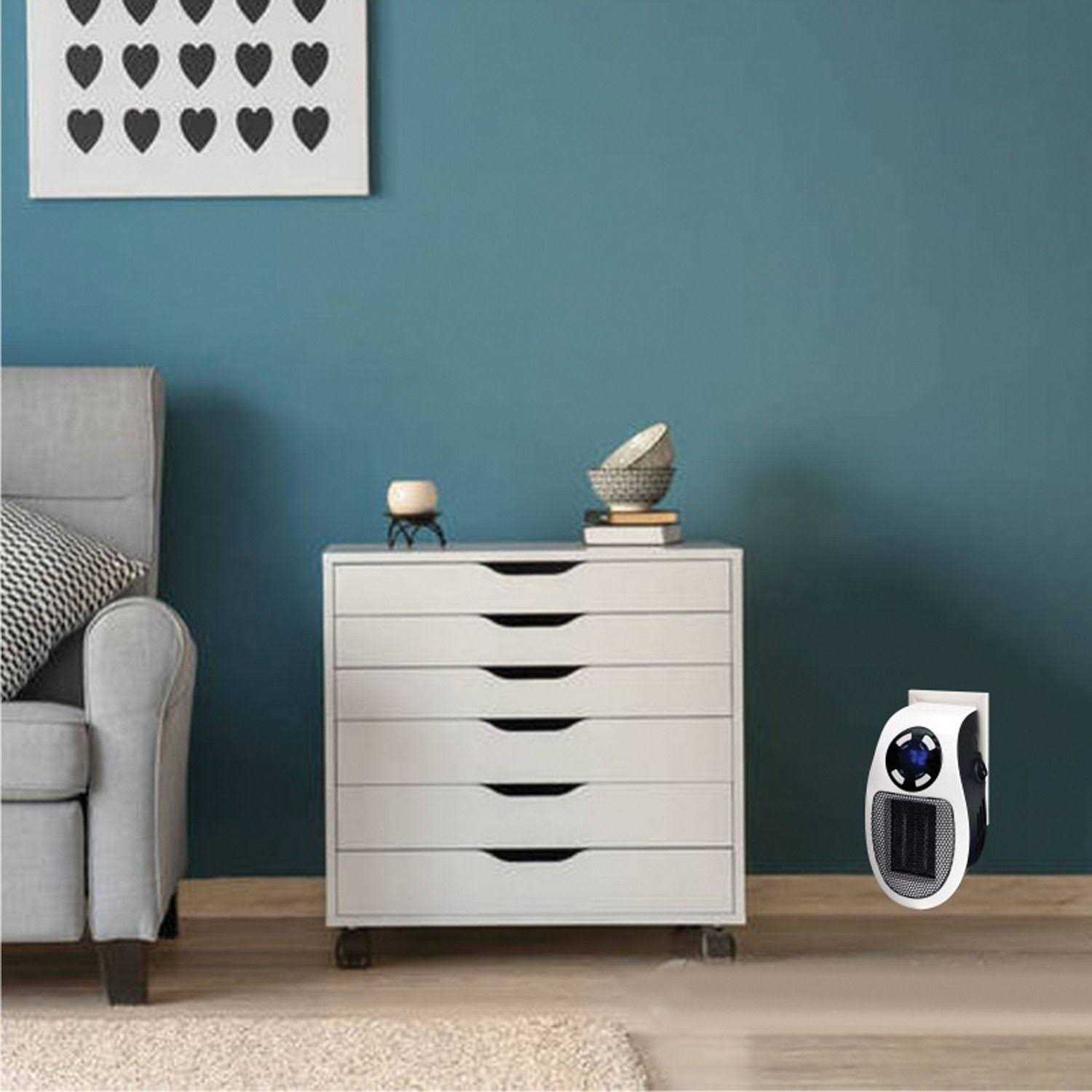 Optimus Wall Outlet Plug-in Handy Heater with Thermostat & Timer H-7801 ...