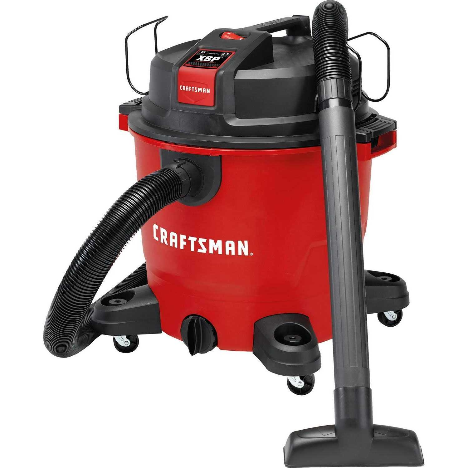 CRAFTSMAN Bonus 12V Car Vacuum 16-Gallons 6.5-HP Corded Wet/Dry Shop ...