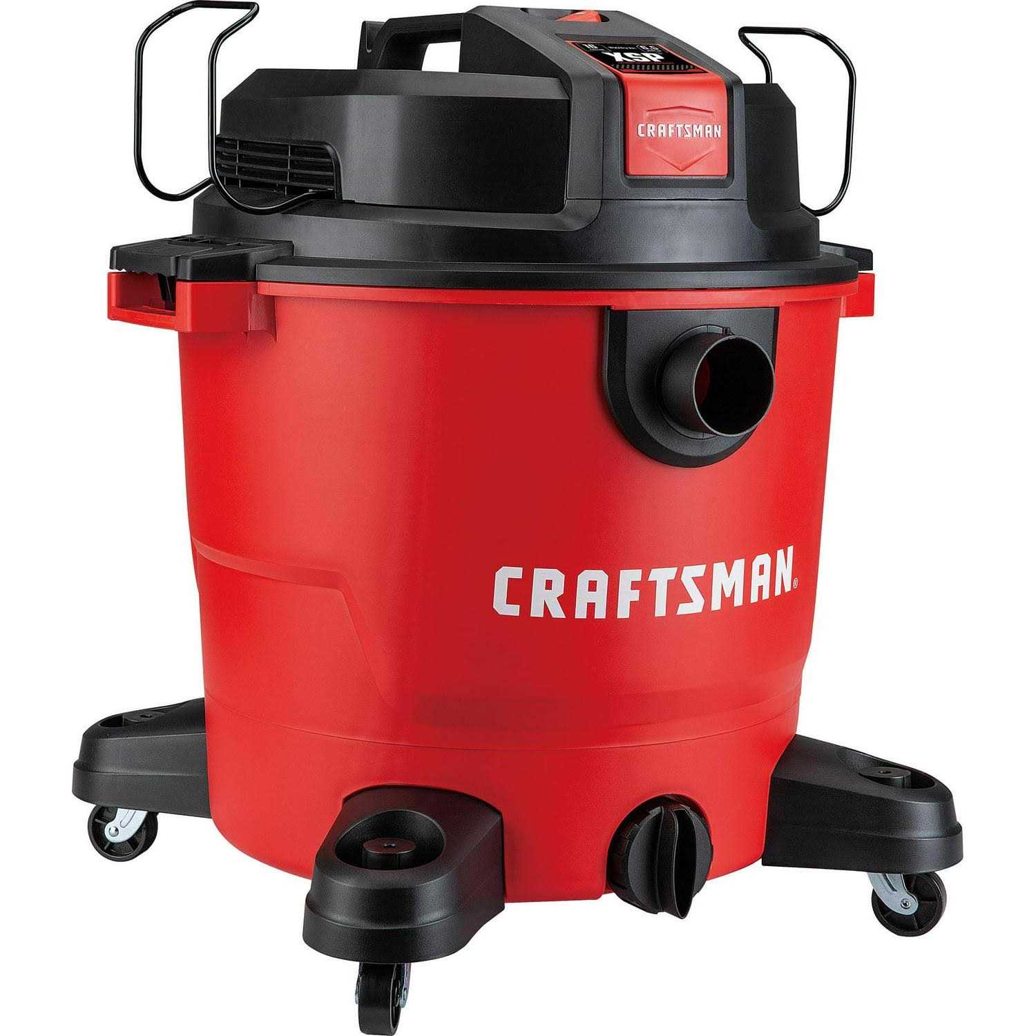 CRAFTSMAN Bonus 12V Car Vacuum 16-Gallons 6.5-HP Corded Wet/Dry Shop ...