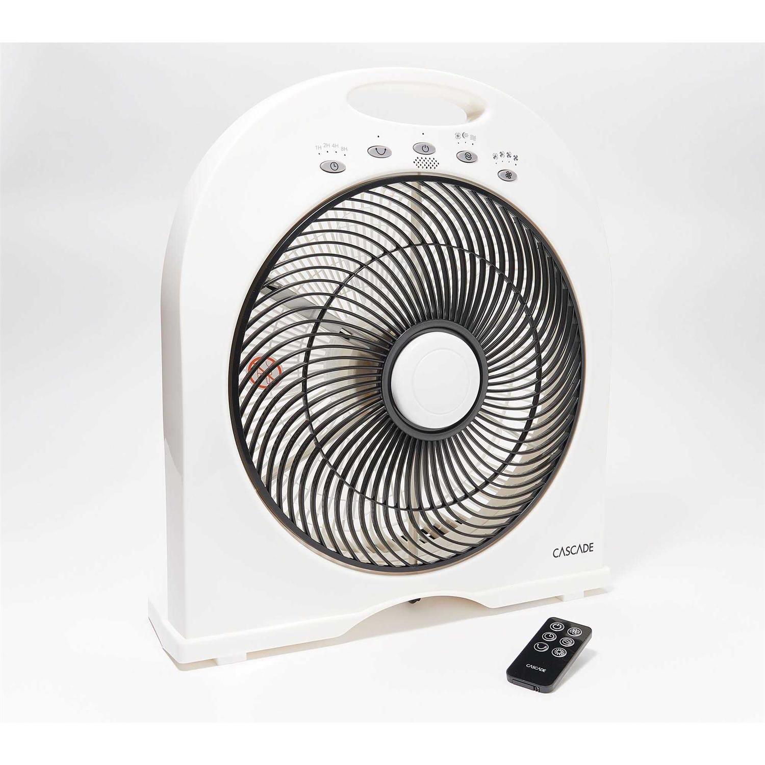 Cascade Capri 12 Portable 4-Speed Fan withRemote Control - Home ...