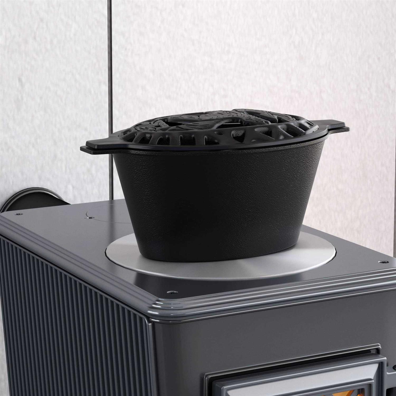 firebeauty Woodstove Steamer Stove Humidifier Cast Iron Lattice Top ...