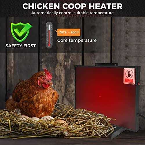 Chicken Coop Heater Radiant Heat Chicken Heater Heating Panel Chicken ...