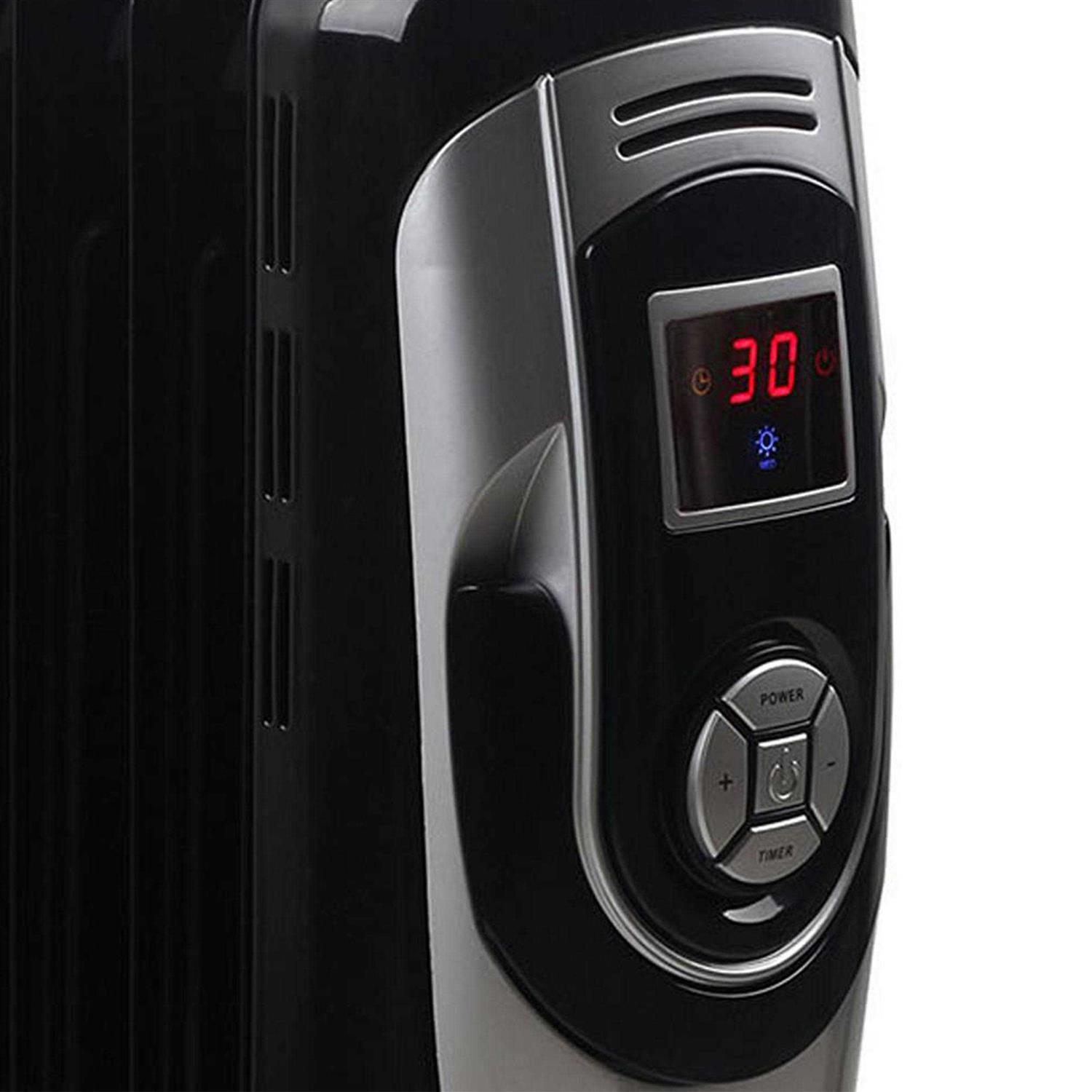 Optimus Digital 7 Fins Oil Filled Radiator Heater with Timer - Home ...