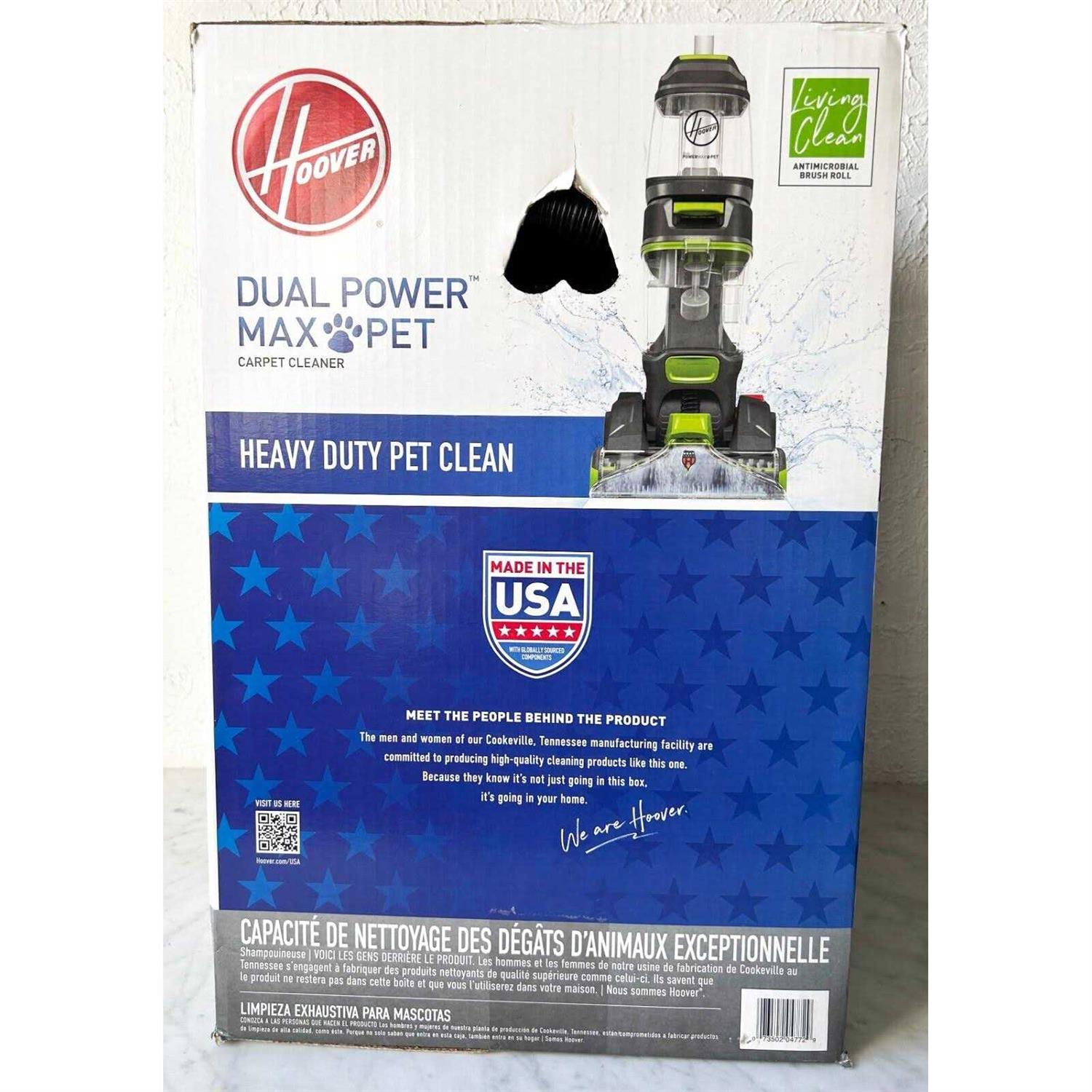 Hoover Dual Power Max Pet Carpet Cleaner FH54011 - Home & Office ...
