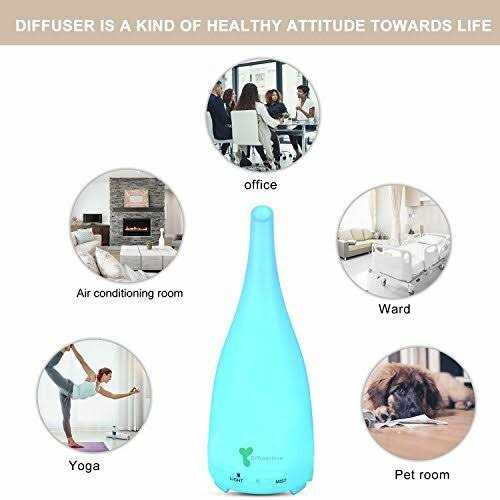 Diffuserlove Essential Oil 200ML Remote Control Ultrasonic Mist Humidifiers Aromatherapy ...