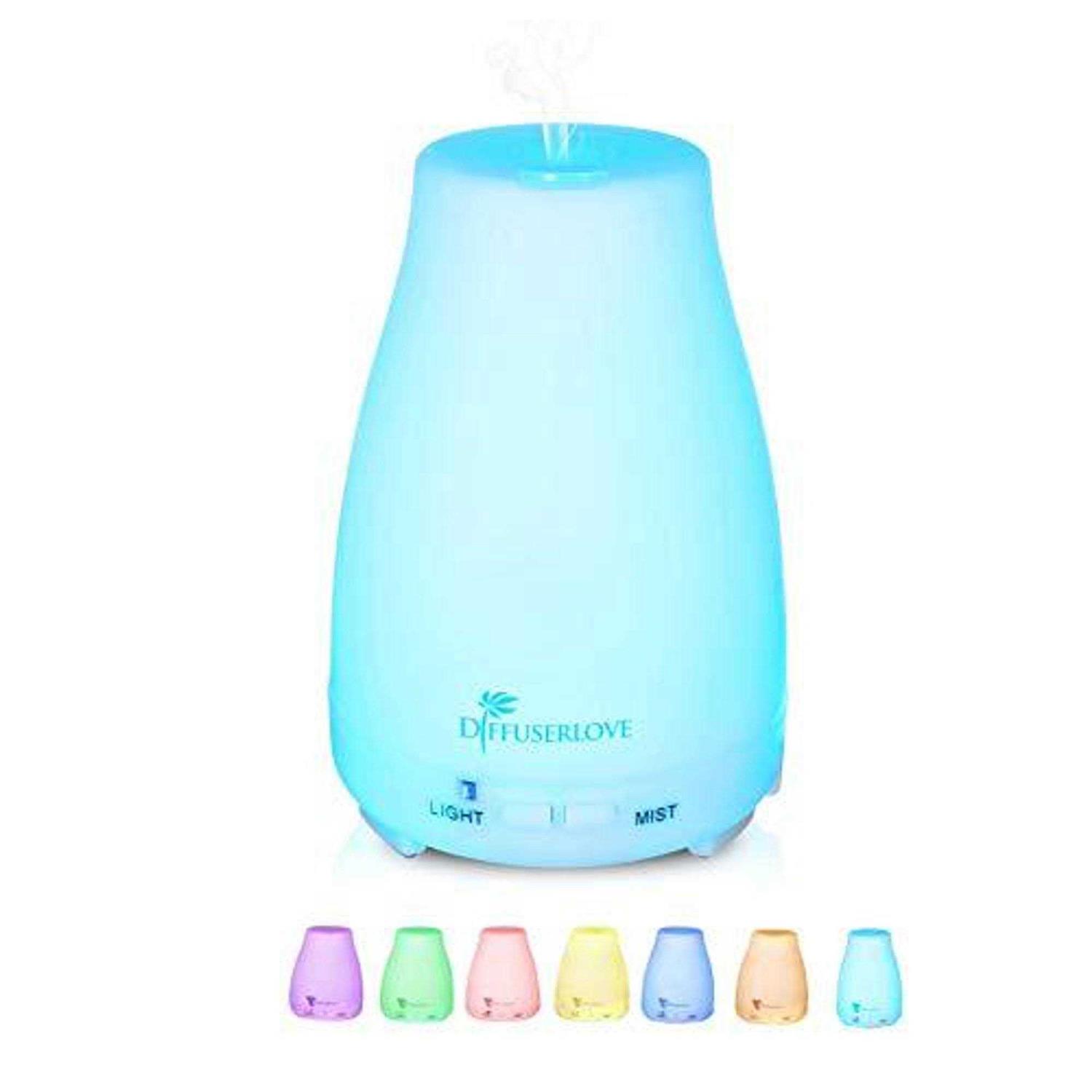 Diffuserlove Essential Oil 200ML Remote Control Ultrasonic Mist ...