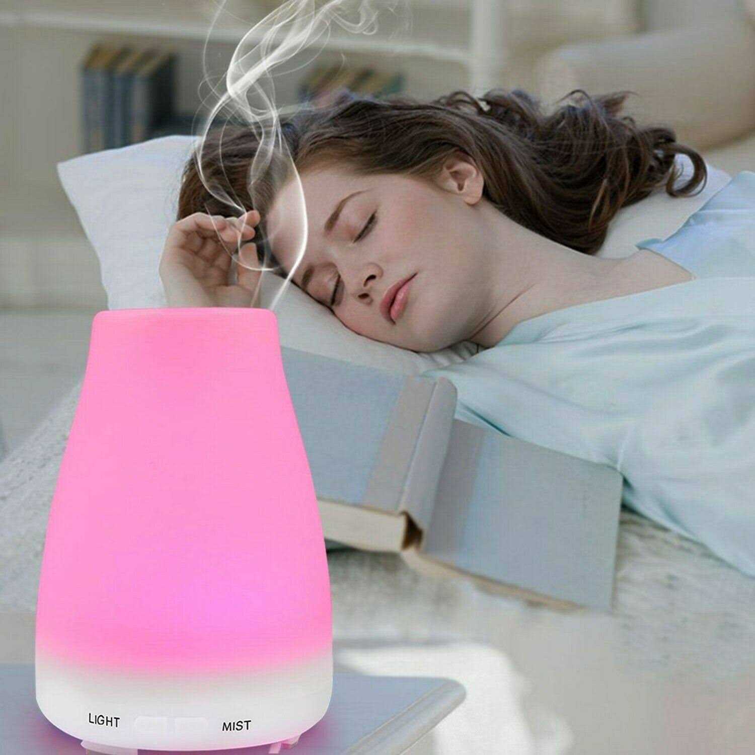 Homeweeks Diffusers 100ml Colorful Essential Oil Diffuser with ...