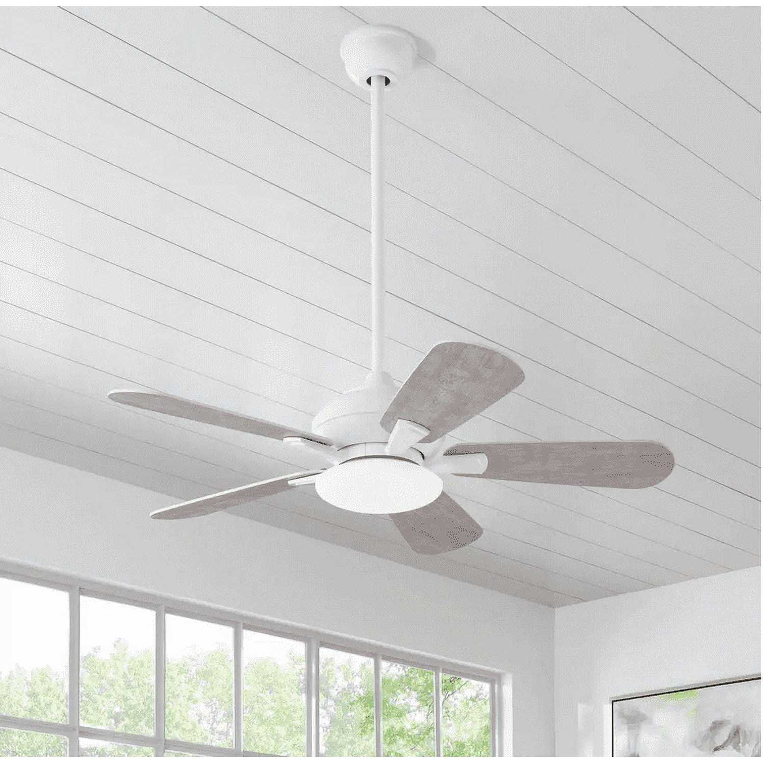 Home Decorators Collection Benson 44 in. LED Ceiling Fan with Light and ...