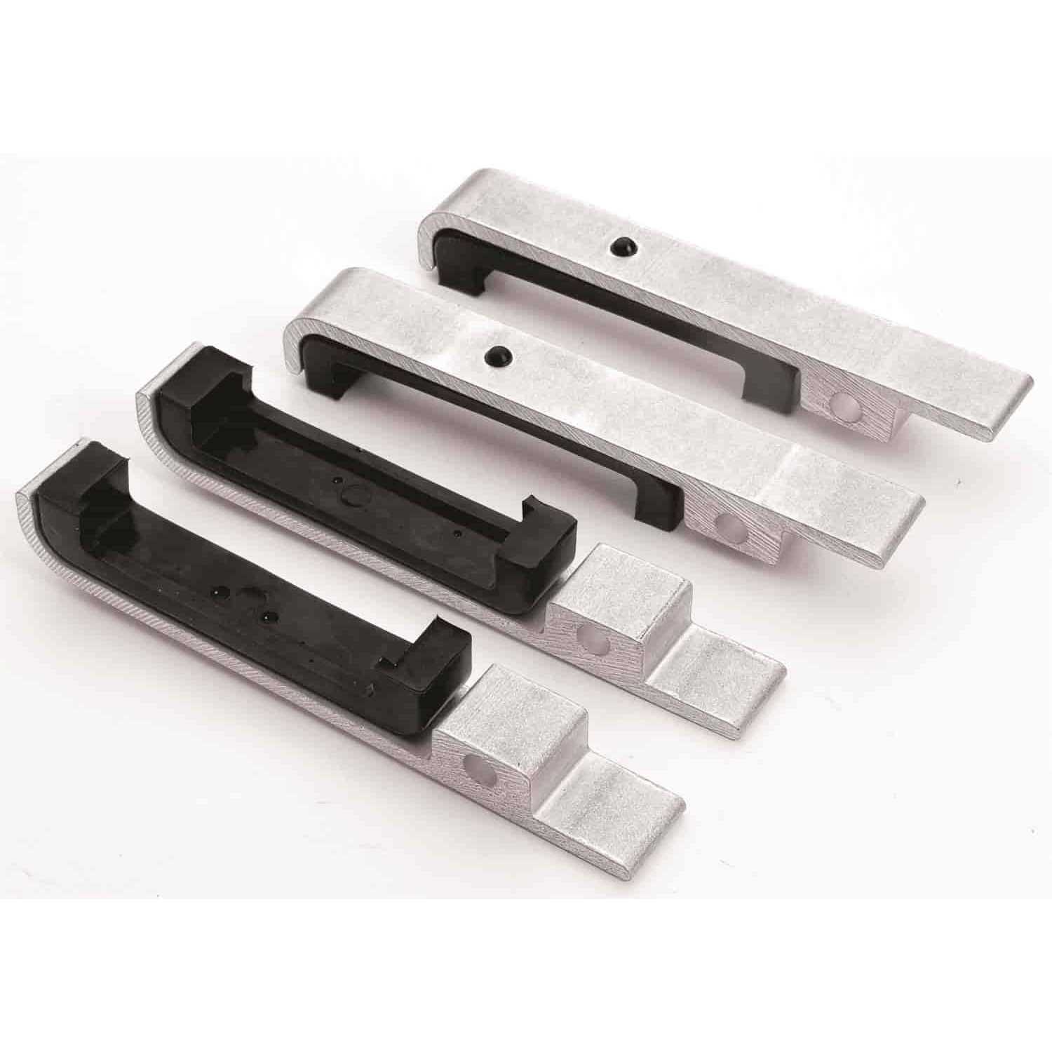 JEGS 52075 Universal Aluminum Radiator Mounting Brackets with Urethane ...