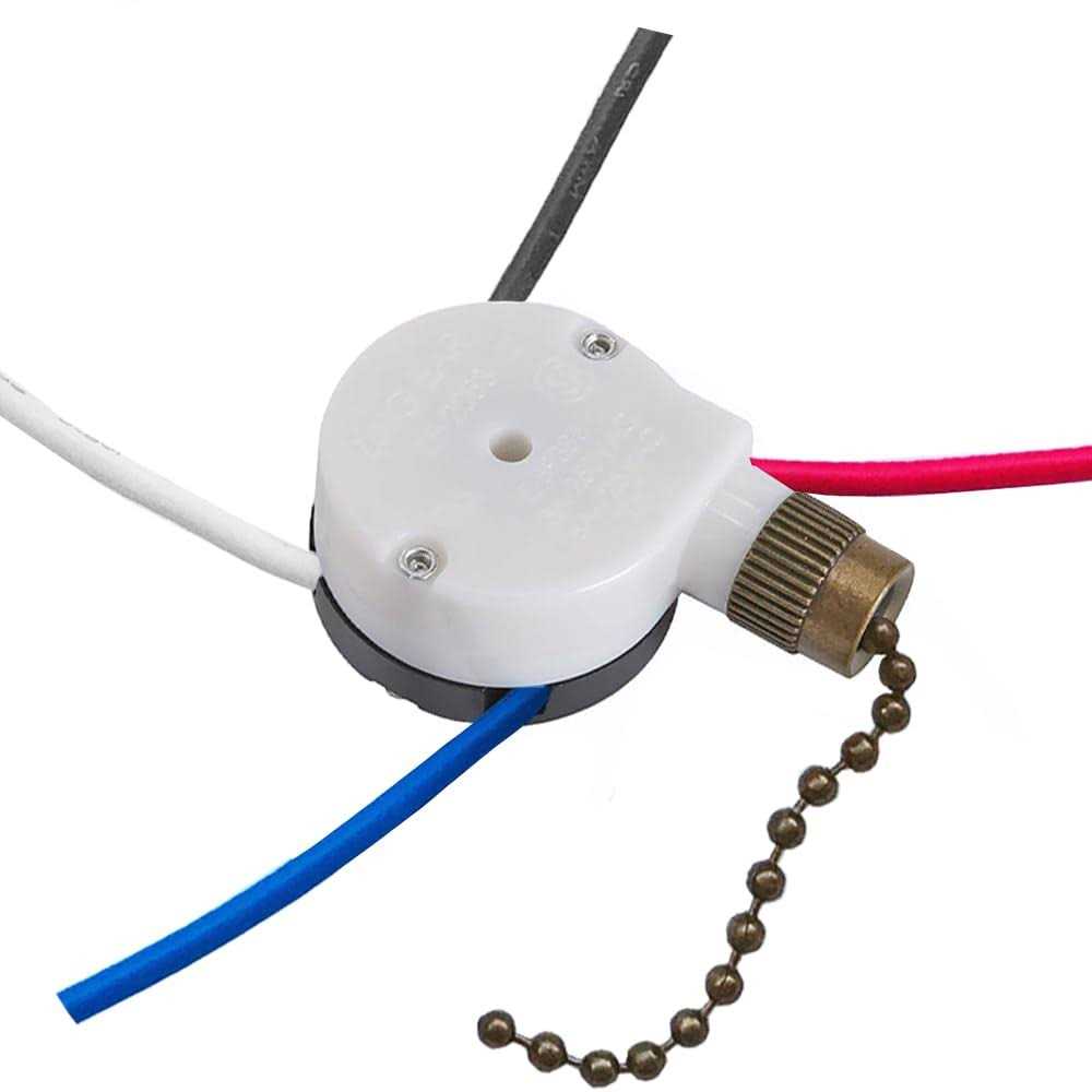 Ceiling Fan Switch Zing Ear ZE-208s E89885 with 4 Pre-Installed Wires 3 ...