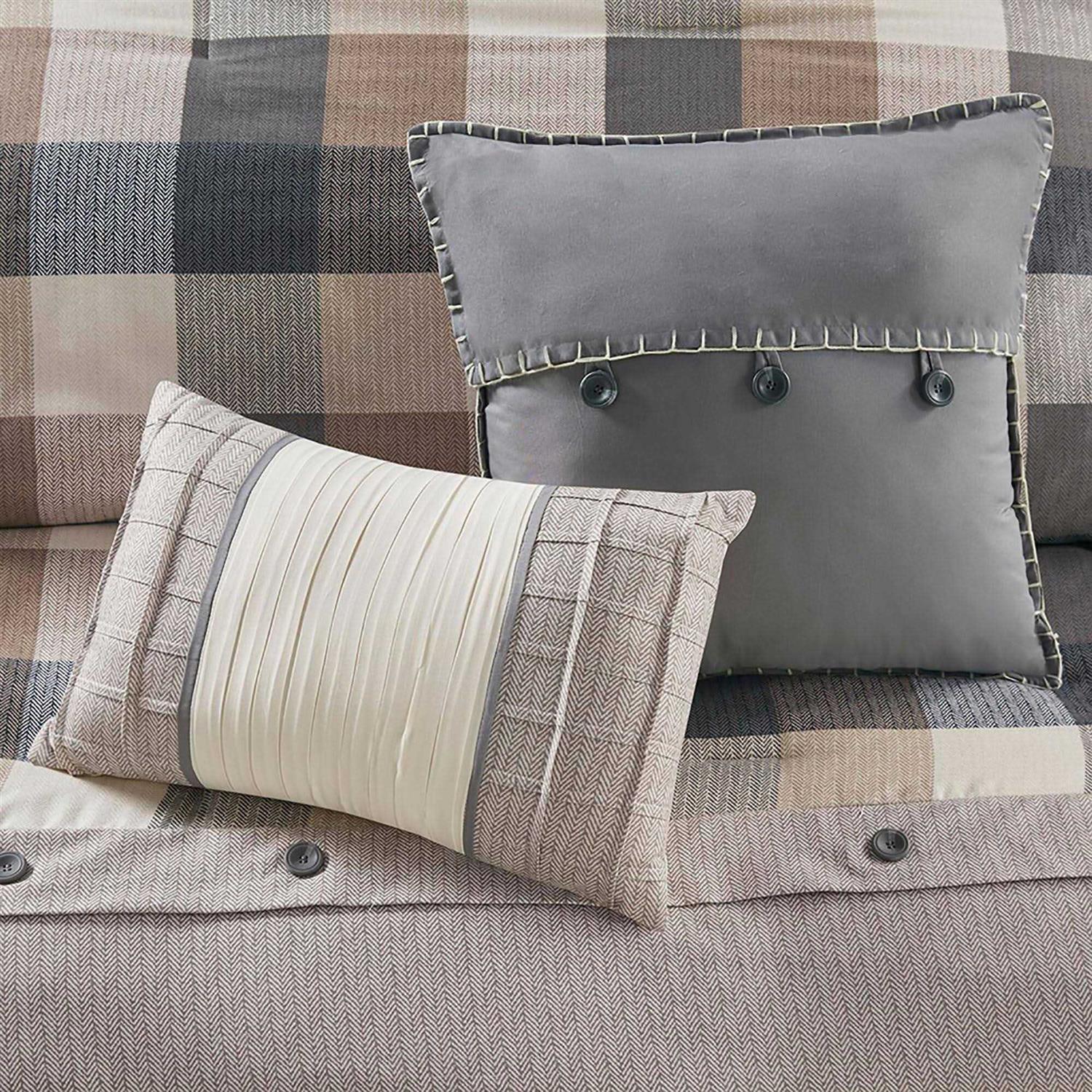 Madison Park Ridge 7 Piece Herringbone Comforter Set - Home & Office ... Madison Park Ridge 7 Piece Herringbone Comforter Set - Home & Office ...