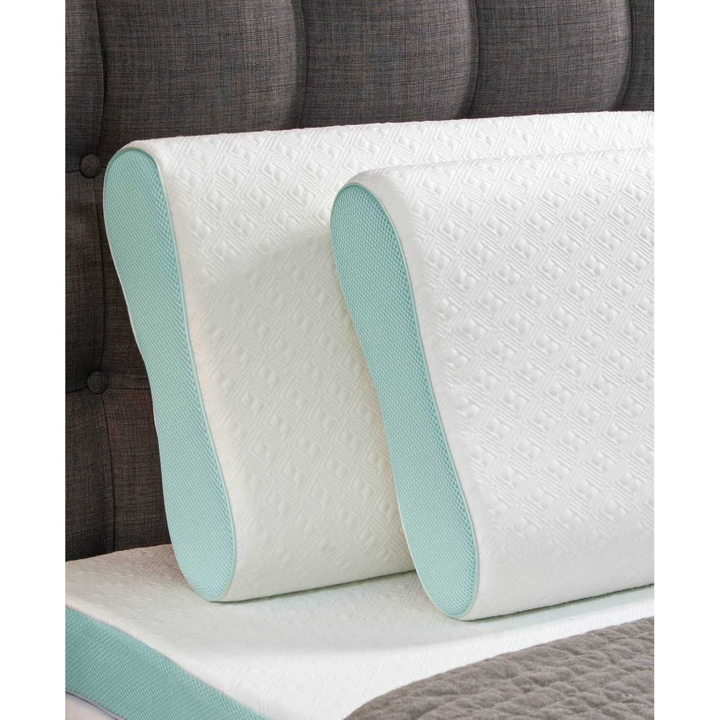 IntelliSLEEP Natural Comfort Contour Memory Foam Pillow - Home & Office Supplies on sale