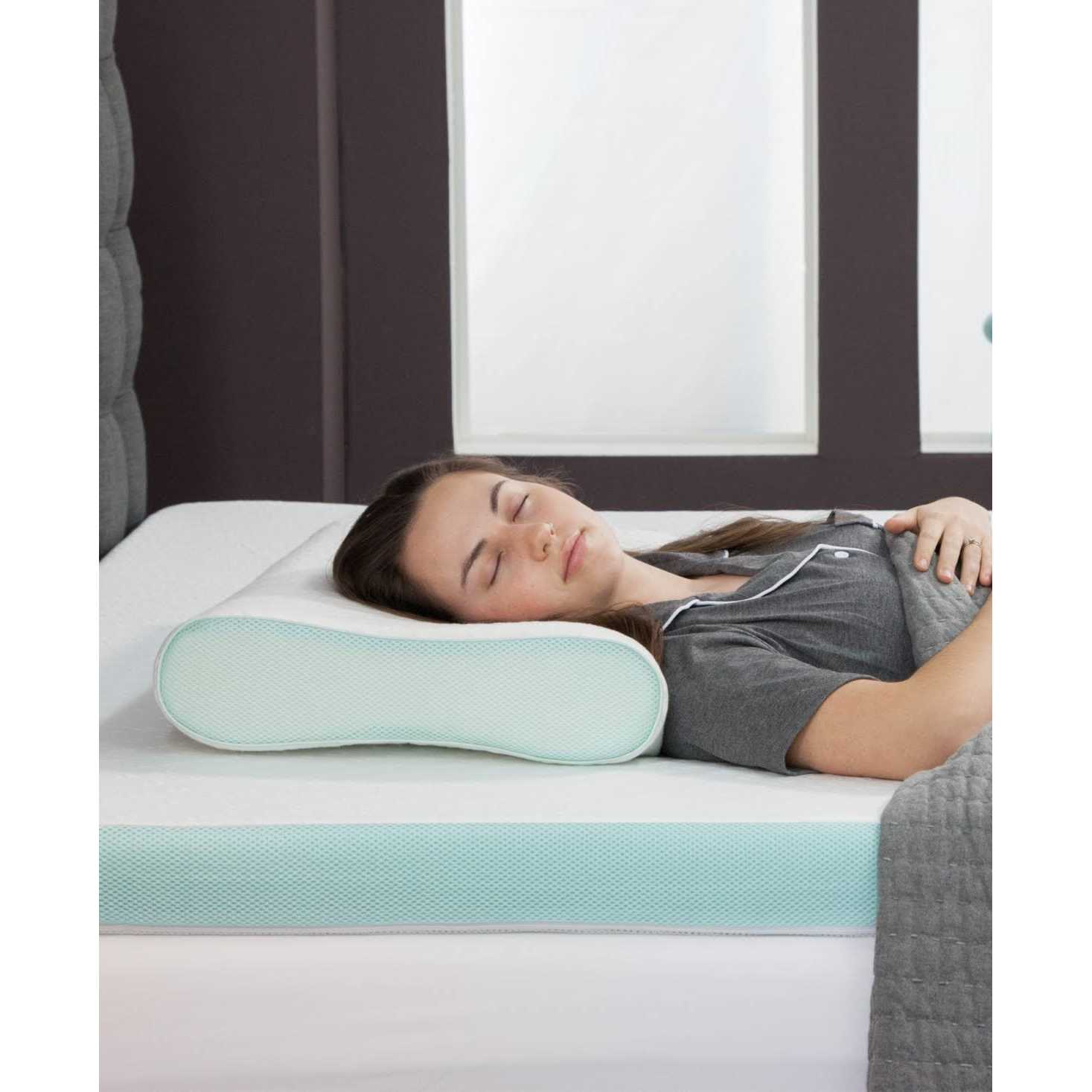 IntelliSLEEP Natural Comfort Contour Memory Foam Pillow - Home & Office Supplies on sale