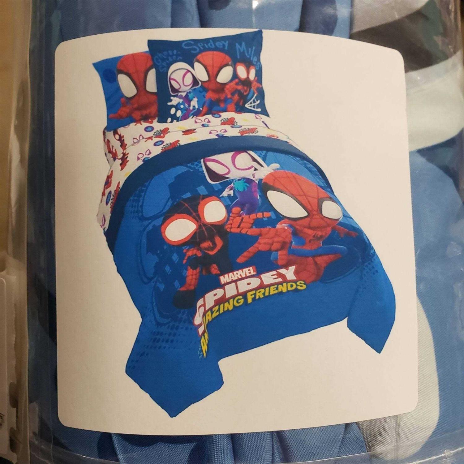 Jay Franco Marvel Spidey and His Amazing Friends Team Spidey Size Bed ...