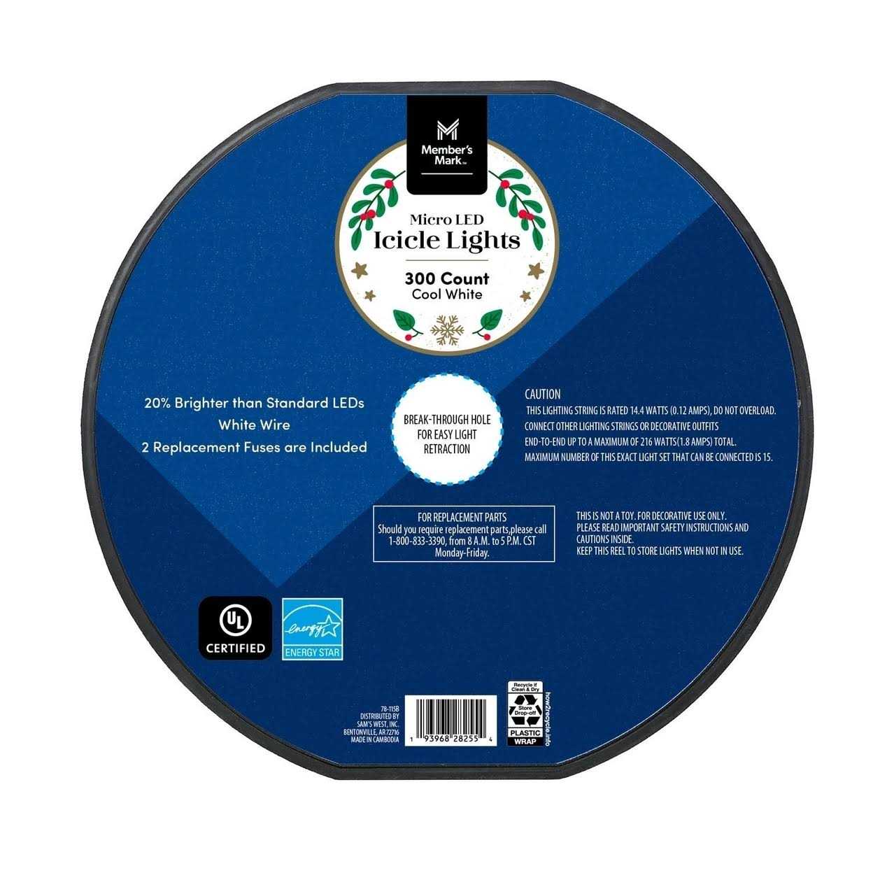 Member's Mark LED Icicle Lights - Home & Office Supplies on sale