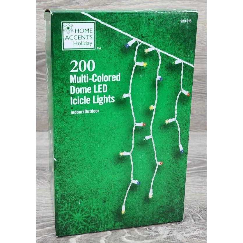 Home Accents Holiday 200 Dome LED Icicle Lights - Home & Office ...