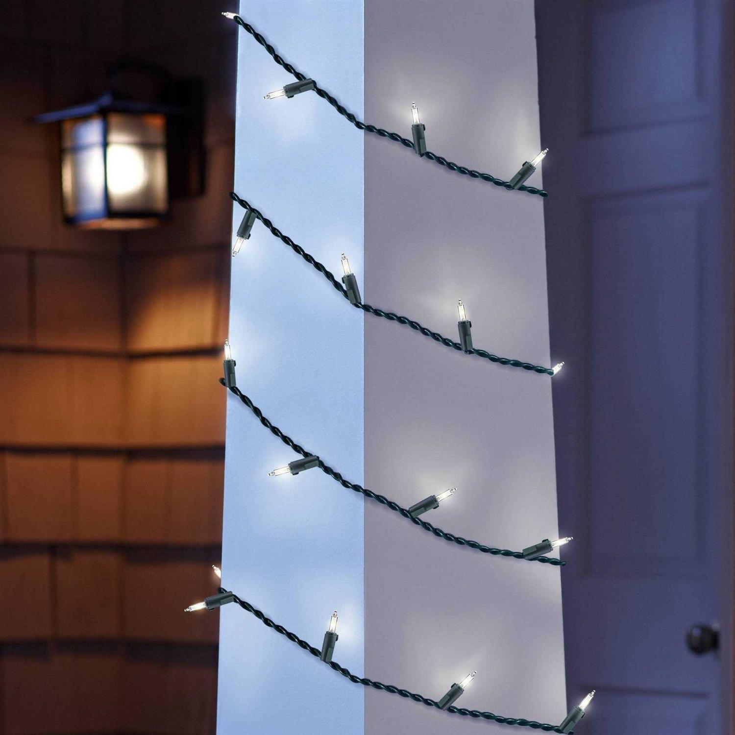 Philips 400ct Clear Heavy Duty Mini String Christmas Lights - Home ...