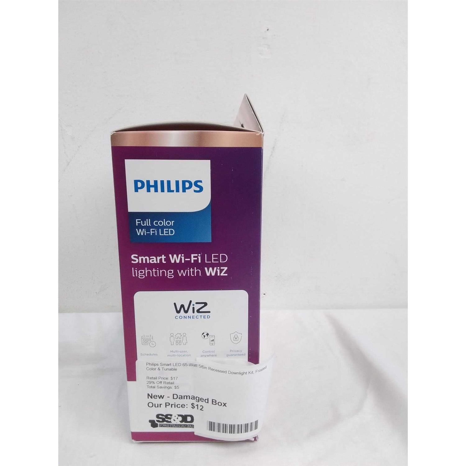 Philips Smart Wi-Fi Connected LED 65-Watt Recessed Can Downlight - Home ...