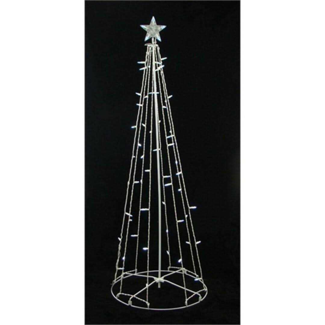 Northlight 5' LED Lighted Cone Christmas Tree Outdoor Decor - Home ...
