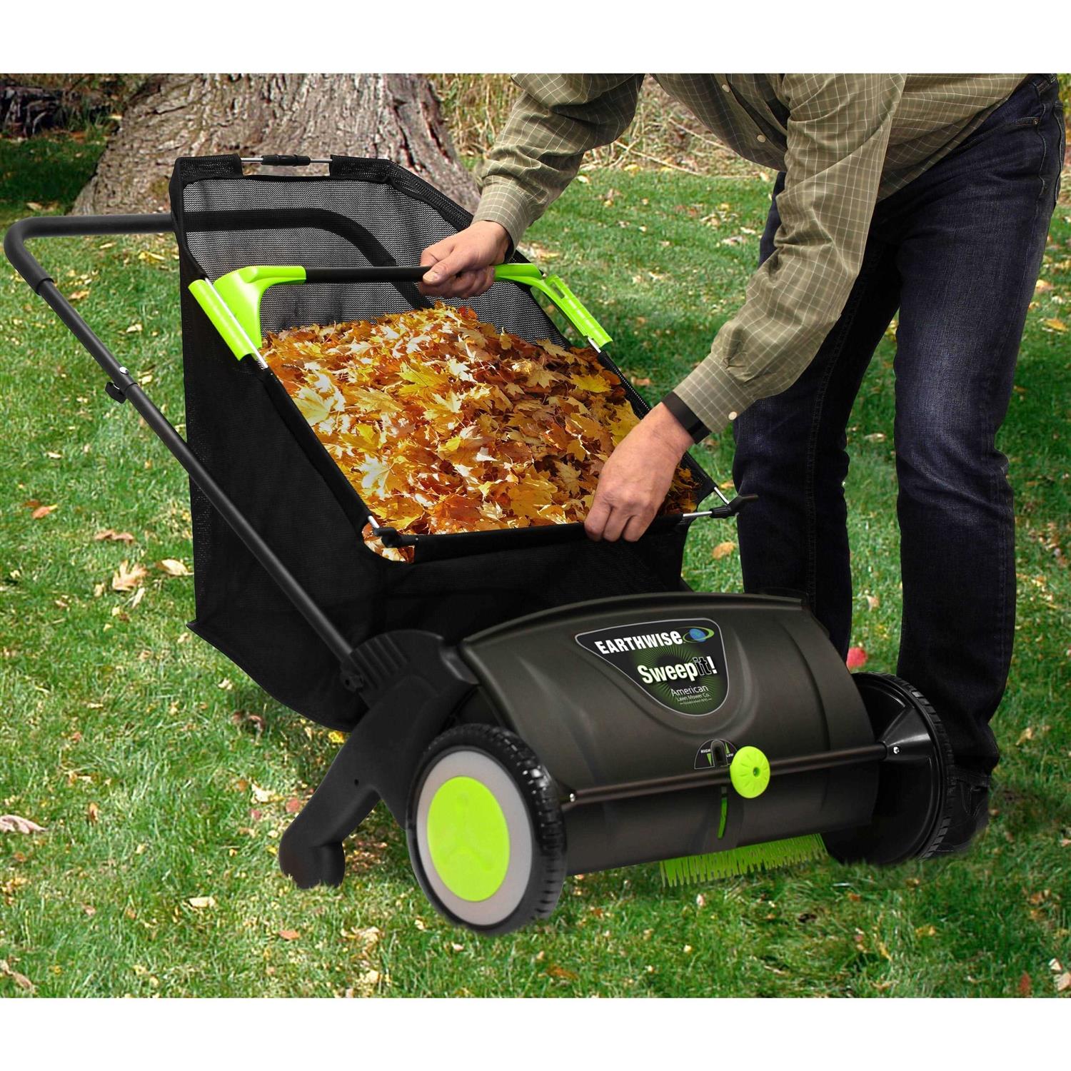 Earthwise 21 Push Lawn Sweeper - Home & Office Supplies on sale