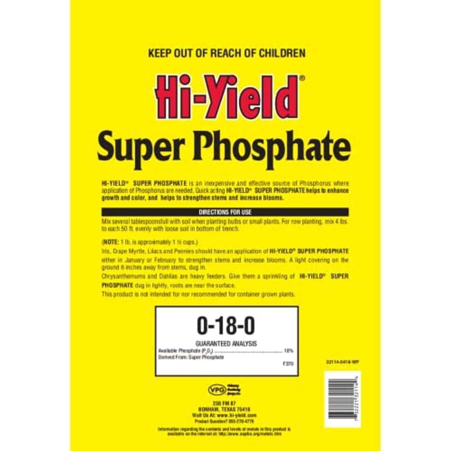 Hi-Yield Super Phosphate - Home & Office Supplies on sale