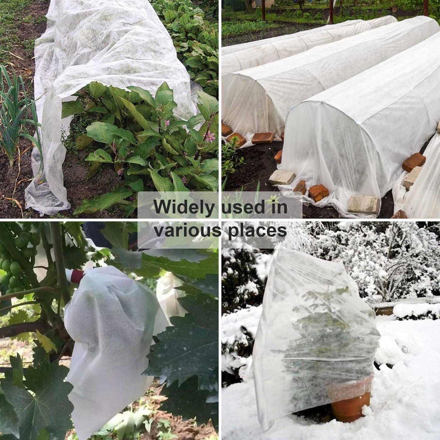 Kikhope Plant Covers Freeze Frost Protection Garden Floating Row Cover ...